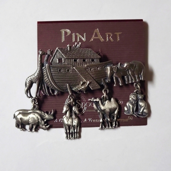 Jewelry | Noahs Ark Pin | Poshmark